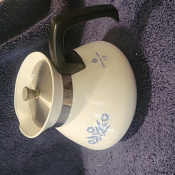 Corningware | Kitchen | Corningware Blue Cornflower 6 Cup Coffee Pot ...